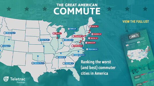Best and Worst Commutes in America - Teletrac Navman US